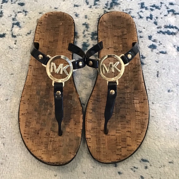 MICHAEL Michael Kors | Shoes | Michael Kors Logo Sandals | Poshmark